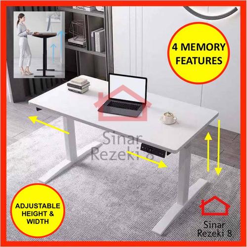 Jual Kaki Meja Kantor Elektrik / Adjustable Lift Standing Desk Naik ...