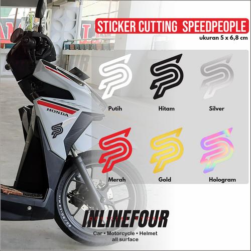 Jual Sticker SP SPEED PEOPLE cutting stiker SPEEDPEOPLE variasi motor ...