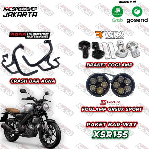 Jual Foglamp Light Series GR50X SPORT + Crash Bar Agna + Breket WR3 XSR ...