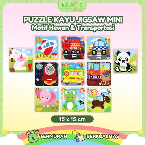 Jual Puzzle Kayu 4x4 (16pcs) / Jigsaw Puzzle 4x4 - pesawat - Kota ...