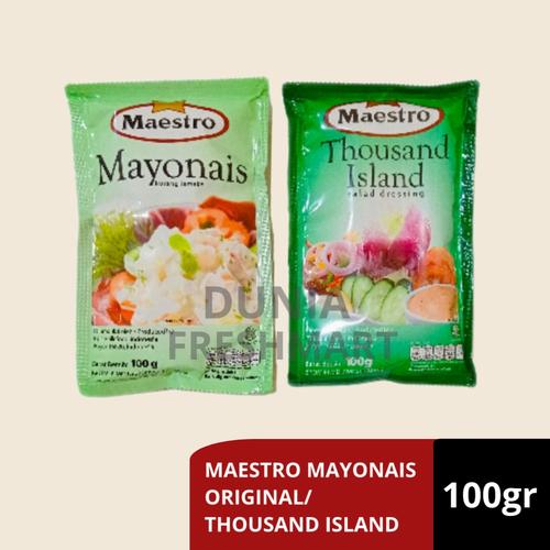 Jual Maestro Mayonnaise Mayones Mayonais 100gram ORIGINAL - THOUSAND ...