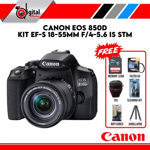 Jual Canon EOS 850D Kit EF-S 18-55mm F/4-5.6 IS STM - 850D Kit 18-55mm ...