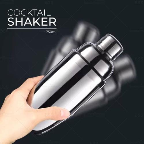 Promo Cocktail shaker botol shaker 750ml pengocok minuman stainless ...