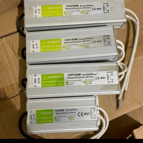Jual Driver led 100 watt 100W 12V dc ip67 trafo 100watt outdoor 8,5A ...