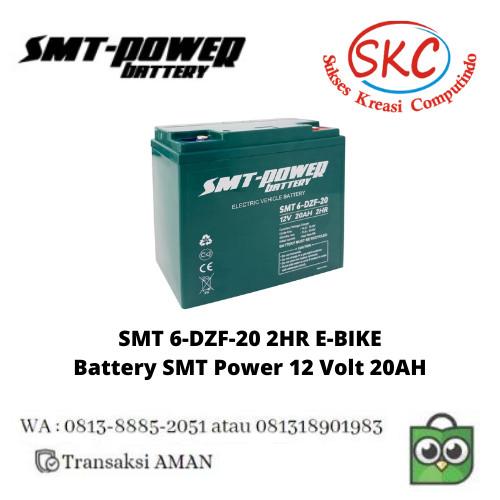 Jual SMT 6-DZF-20 2HR E-BIKE Battery SMT Power 12 Volt 20AH - Jakarta ...