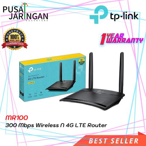 Jual Tp-link TL-MR100 4G LTE Router 300 Mbps Wireless N 4G Router MR100 ...