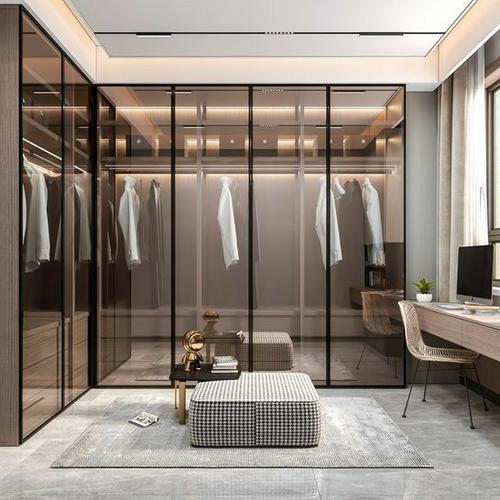 Jual Lemari Kaca l Pintu Kaca Ryben l Modern Wardrobe l Luxury Wardrobe ...