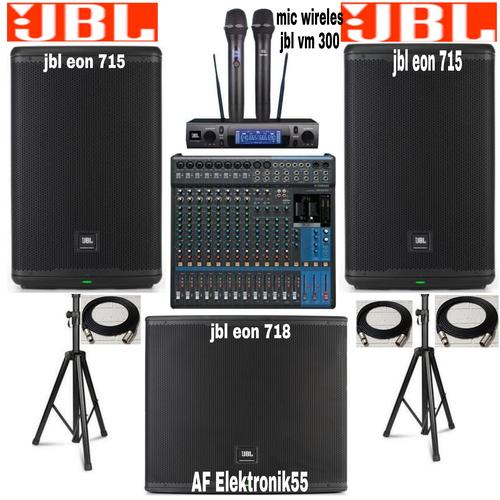 Jual Paket Sound System Full JBL Subwofer 18 inch JBL Mixer Yamaha ...