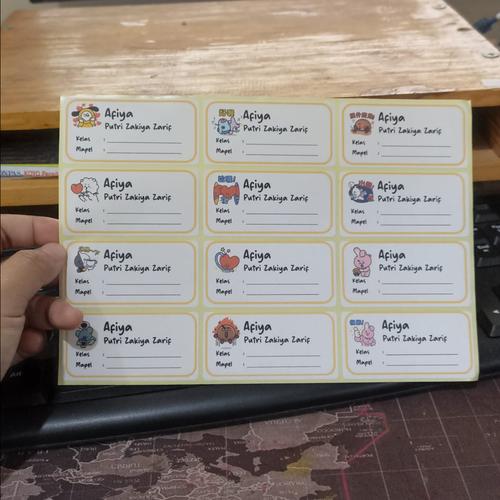 Jual STIKER LABEL BUKU STIKER MAPEL STIKER LABEL - Kab. Tegal ...
