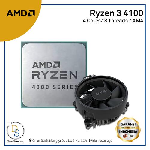 Promo AMD Ryzen 3 4100 Processor | 4 Core 8 Threads | AM4 - TRAY Cicil ...
