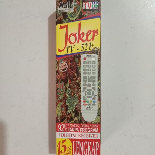 Jual REMOTE TV MULTI JOKER / REMOT UNIVERSAL SEMUA MERK TV - Kota ...