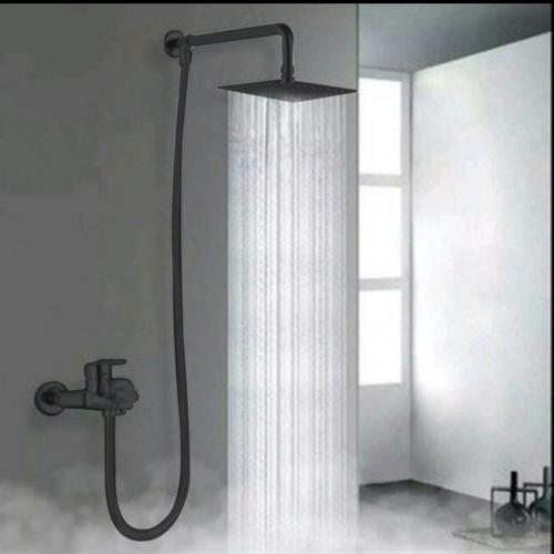 Jual Paket wall shower rainfall 12" + Kran Mixer shower Panas dingin ...