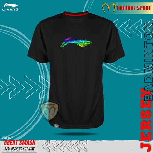 Jual KBLH02 - KAOS BADMINTON BAJU BULUTANGKIS LINING PREMIUM SABLON DTF ...