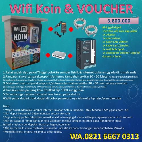 Jual WIFI KOIN & VOUCHER 3,800,000 - Plus PackingBox, 3 Bulan - Jakarta ...