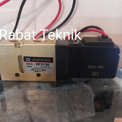 Jual SOLENOID VALVE 1/4 24VDC VF3130 SMC KW - Jakarta Barat - Rabat Store Solution | Tokopedia