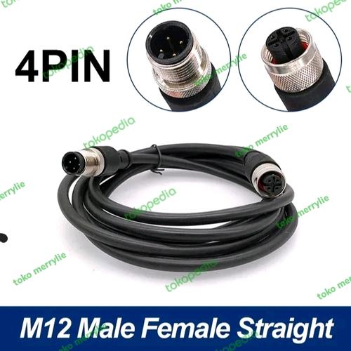 Jual Kabel cable connector konektor sensor M12 4pin male female ...