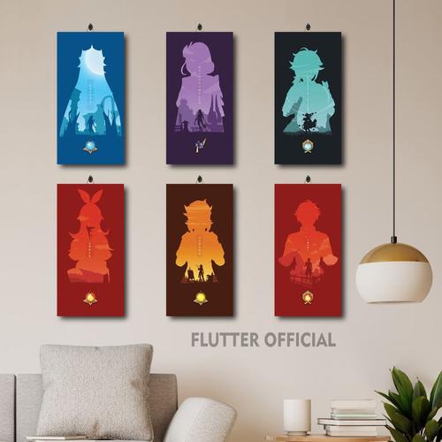 Jual FRAME POSTER KEQING EULA XIAO GENSHIN IMPACT JMBIT/LXSWT - GI_(1 ...