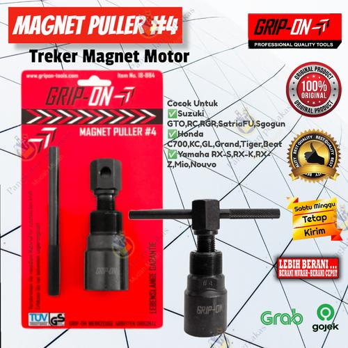 Jual TREKER MAGNET MOTOR NO 4 GRIP ON TREKER HONDA SUZUKI YAMAHA ...