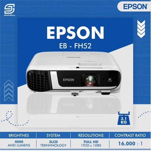 Jual Epson EB-FH52 4000 lumens Full HD 1080P 3LCD Projector Epson ...