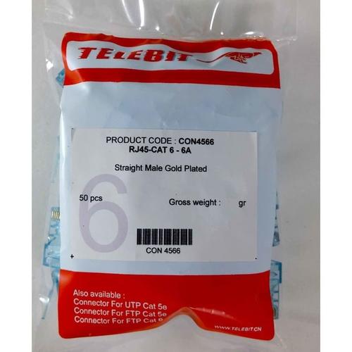 Jual Konektor RJ45 Telebit CAT6 RJ-45 - Biru - Jakarta Utara - Computer ...