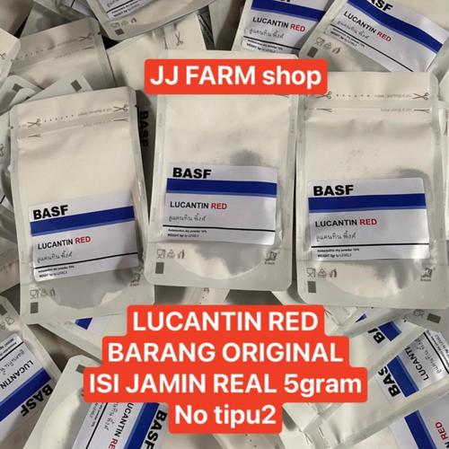 Jual LUCANTIN RED BASF GERMANY 5gram jaminan asli pewarna ikan merah ...