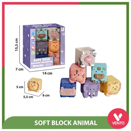Jual Baby Soft Buildong Blocks / Mainan blok bayi - Jakarta Utara ...