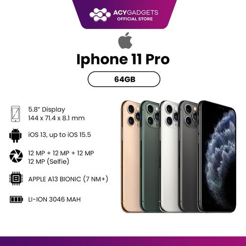 Jual IPHONE 11 PRO 64GB GARANSI RESMI IBOX - Garansi Inter, Gold ...