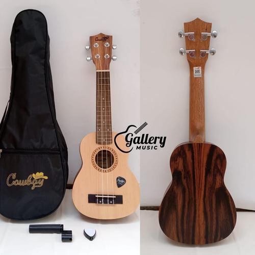 Jual UKULELE COWBOY SOPRANO SOPRAN 21" FREE TAS DAN PICK - Natural ...