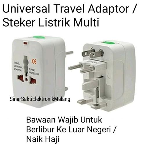 Jual Universal Travel Adaptor Colokan Steker Listrik Multi Luar Negeri ...