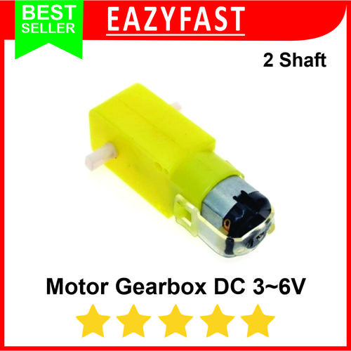 Jual Dinamo Motor DC Gearbox Gear Box Robot Mobil Car Kuning 3 - 6 ...