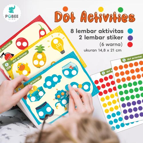 Jual Worksheet Dot Sticker Activity Level | Crafty Lab|Lembar Kerja ...