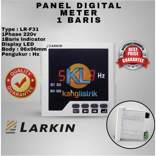 Jual HZ METER DIGITAL PANEL 1 PHASE BODY 96x96 LARKIN LR-F31 - Jakarta ...