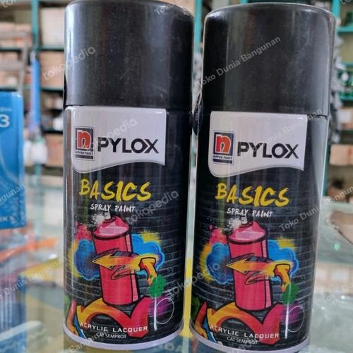 Jual Pylox Basics Nippon Paint / Cat Semprot 300cc - PB102 Black - Kota Tangerang - Toko Dunia ...