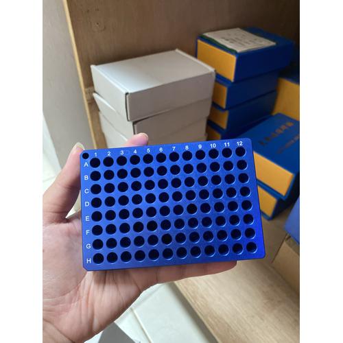 Jual Aluminium Cooling Block for Tube PCR Cooler 0.2ml x 96 Well Ningbo ...