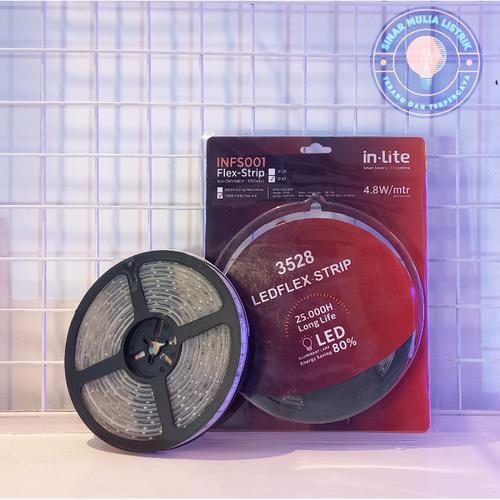 Jual Inlite LED Lampu Dekorasi Flexi Strip 4,8 Watt IP67 - IP20 - Putih ...