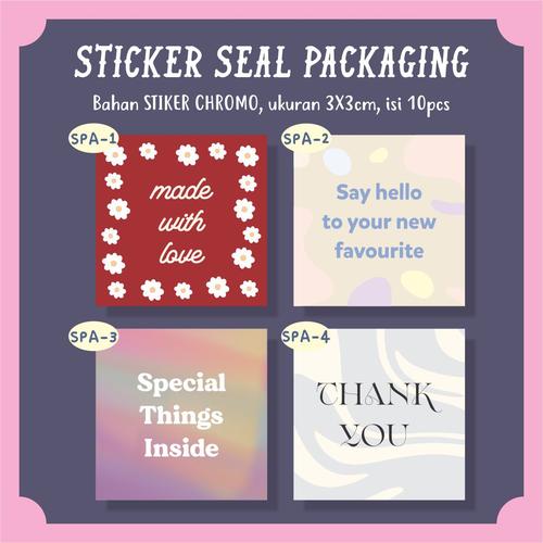 Jual Sticker Seal Packaging Thank You Segel Kemasan Box Paket Label - 1 ...