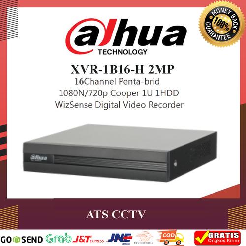 Jual DVR XVR CCTV Dahua 16CH WizSense XVR1B16-i H265 - Kota Malang - ATS CCTV | Tokopedia