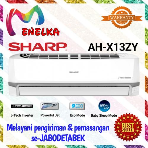 Jual AC SHARP AH -X 13 ZY AC 1.5PK INVERTER HARGA AH-X13ZY+PASANG ...