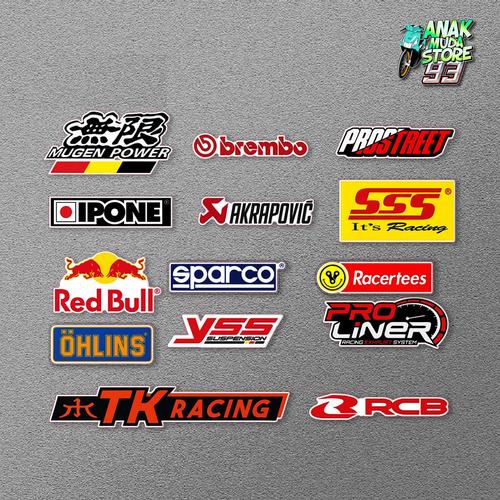 Jual Stiker Motor LOGO Cutting Laminasi Doff Anti Air Luntur Sticker ...