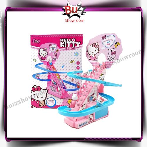 Jual Hello Kitty Track Climbing Mainan Balap Naik Tangga Rel Seluncur ...