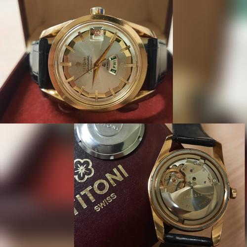 Jual LANGKA Titoni Automatic Vintage Original no Rolex Omega Tag Heuer ...