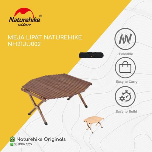 Jual MEJA LIPAT KAYU PORTABLE CAMPING OUTDOOR PIKNIK NATUREHIKE ...