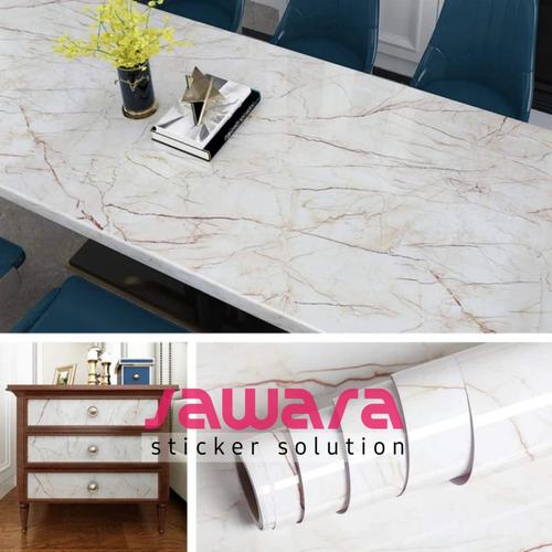 Jual stiker marble marmer Glossy 1 Roll Lebar 120cm x 50 meter - FS121 ...