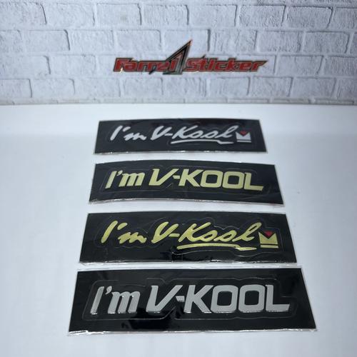 Jual stiker sticker emblem I'm V-Kool EMBOS - Chrome, Sambung - Jakarta ...