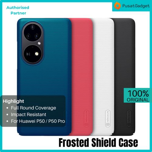 Jual Case Huawei P50 Pro / P50 FROSTED Shield Casing - Red, P50 Pro ...