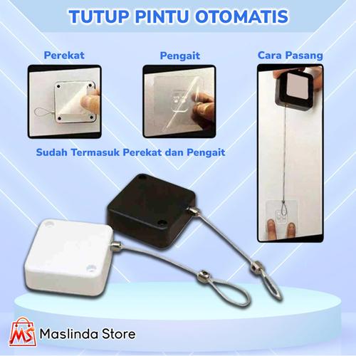 Promo Tali Alat Penutup Pintu Otomatis Tanpa Paku Sensor Tutup Menutup ...