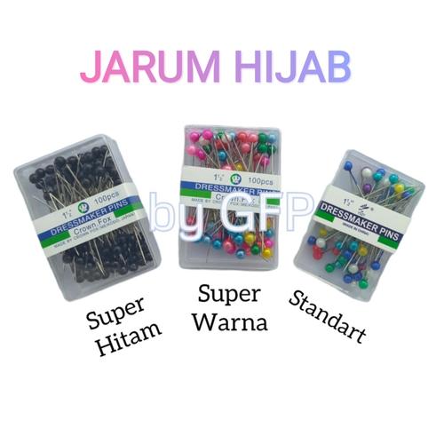 Jual Jarum Pentul Besar - Jarum Hijab Jilbab Kerudung Dressmakers Pins ...