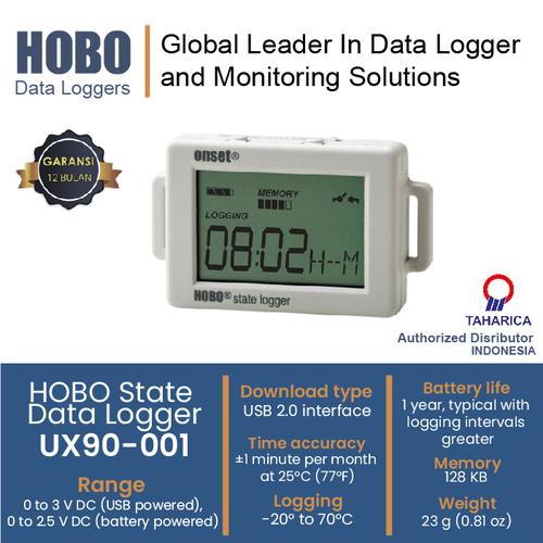 Jual Data Logger Event, Kilowatt Hours (kWh), Motor On/Off HOBO UX90 ...