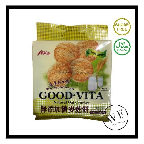 Jual A-Taste Good Vita Natural Oat Cracker / Biskuit Cracker No Sugar ...