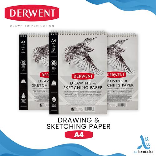 Jual Buku Sketsa Derwent A4 Sketch Pad Wirebound Drawing Sketching ...